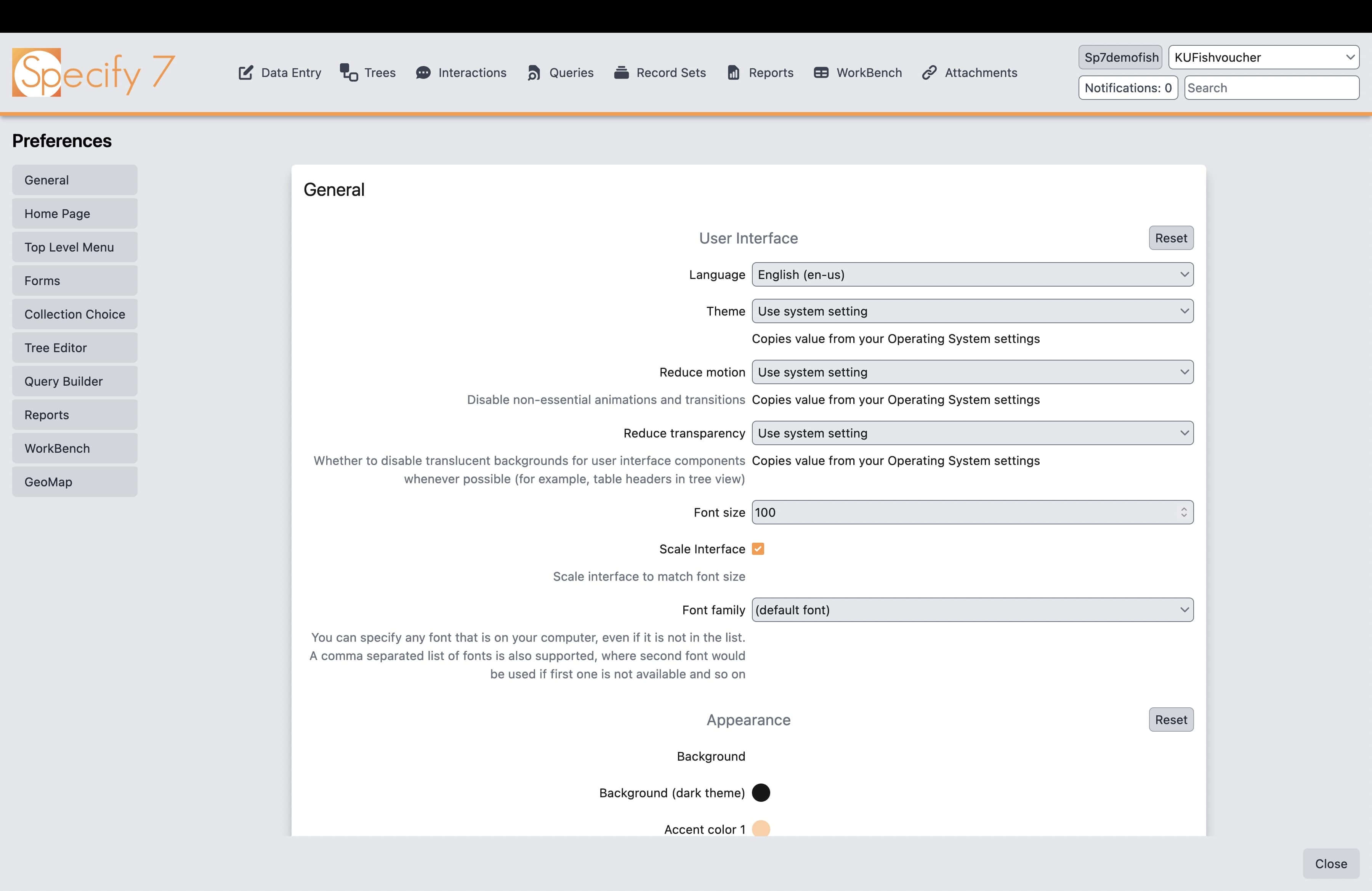 Specify 7 UI&UX refactor